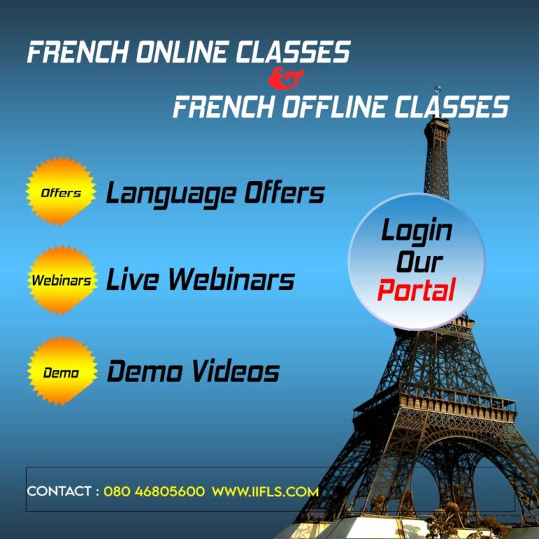 French Online Classes - Indian Institute of Foreign Languages